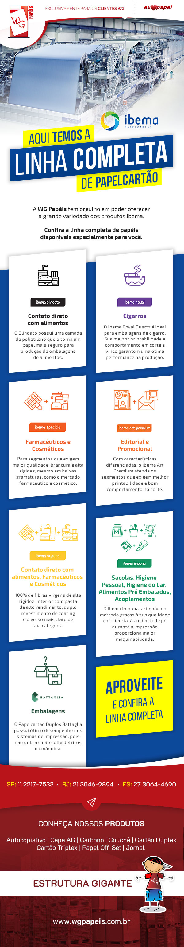 [Brasil] – Aqui temos a linha completa de papelcartão Ibema – EU AMO PAPEL